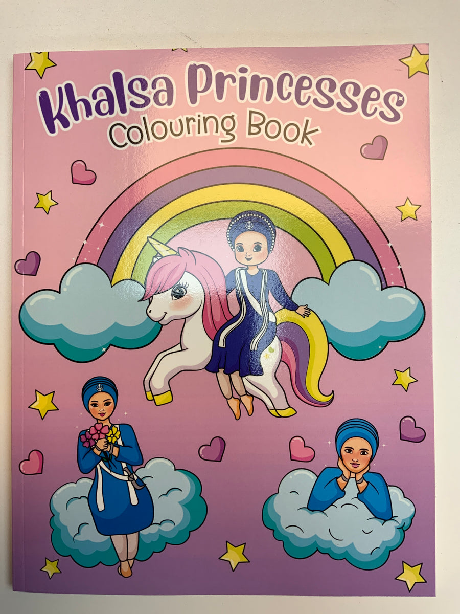 Khalsa Princesses Colouring Book – KhalsaShop.ca